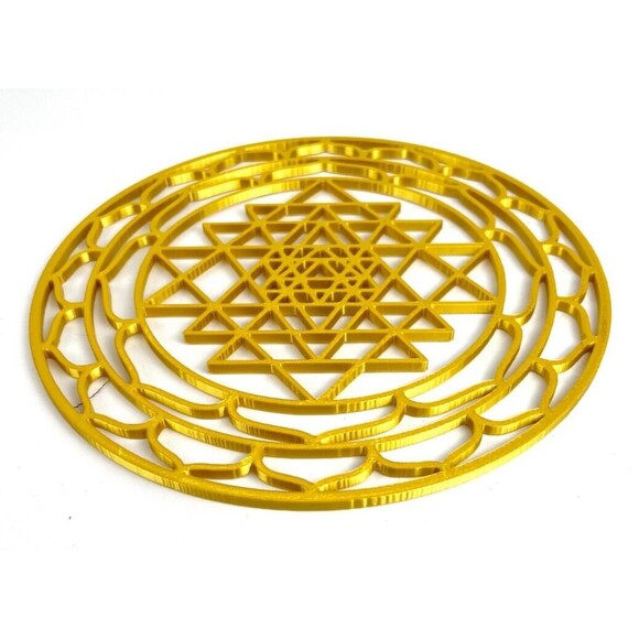 TodayOnTheWeb | Art | Sri Yantra Sacred Geometry Prosperity 3d Printed ...